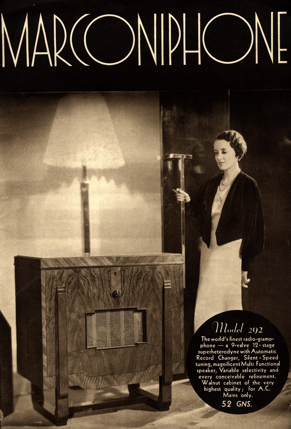 Art Deco loveliness: The Marconiphone – Sound Of The Hound